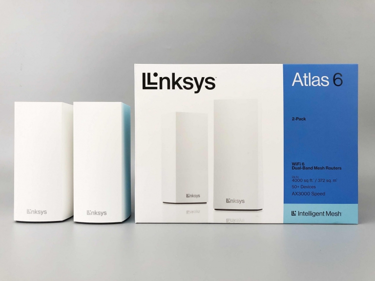 Linksys Atlas 6 2-Pack包裝 MX2002-AH 實測開箱，AX3000 Wi-Fi 6 MESH無線路由器強勢來襲！ - PCDIY! online